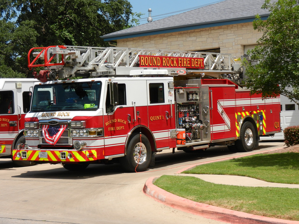 Round Rock Fire Department Old Ladder